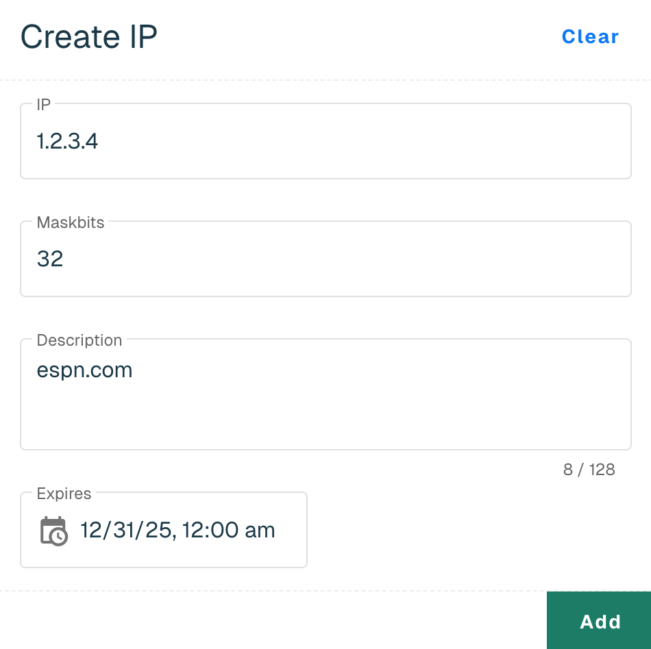 Creating IP Lists – threatER Knowledge Base