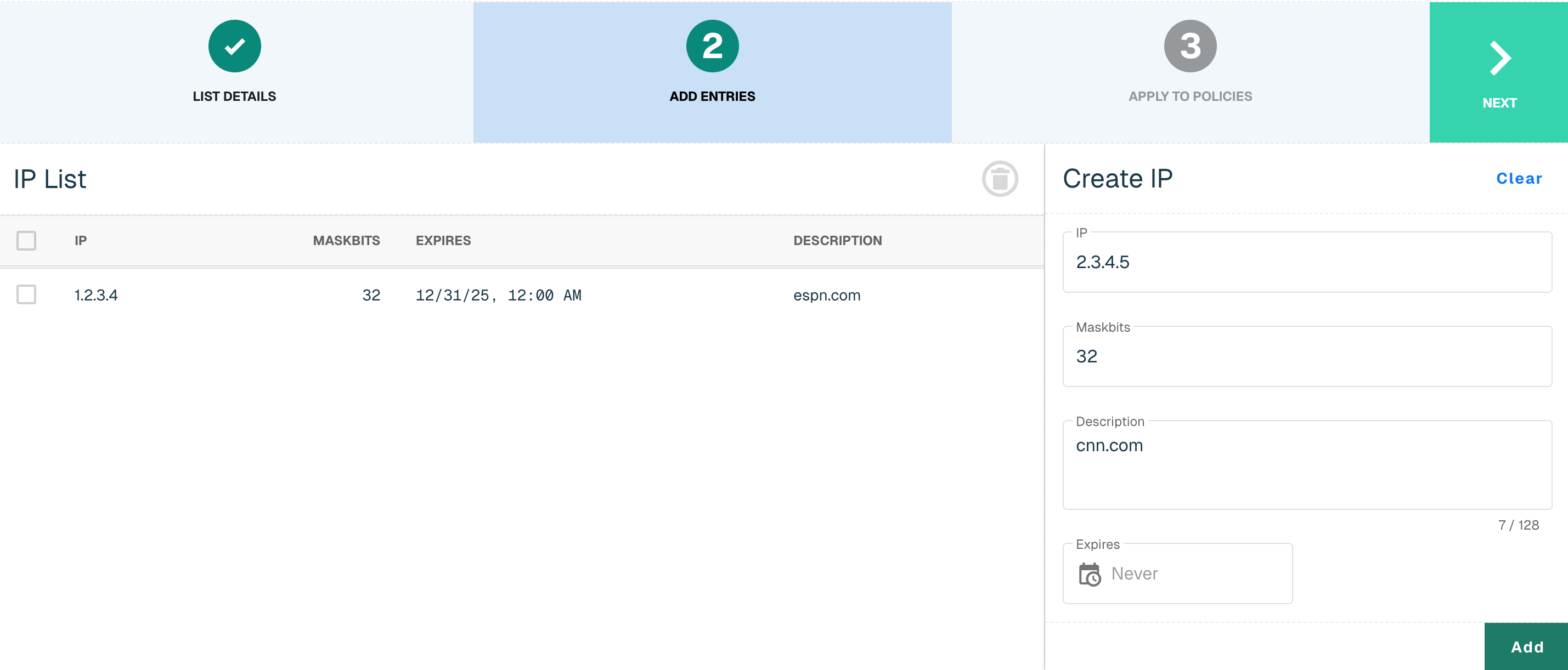 Creating IP Lists – threatER Knowledge Base